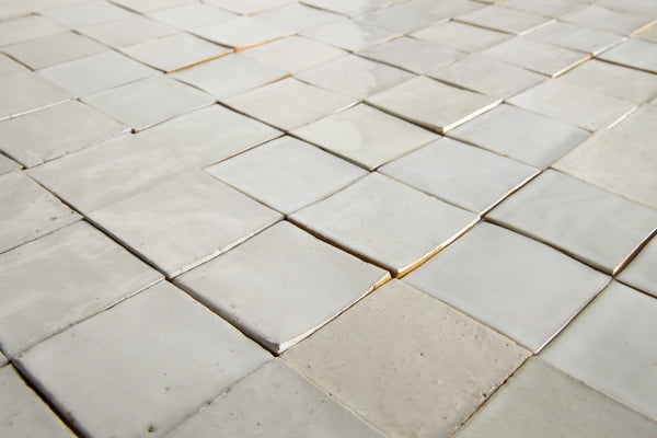 Undulating Off-White Handmade Square Tiles - AKHBMC_Square_WS ...