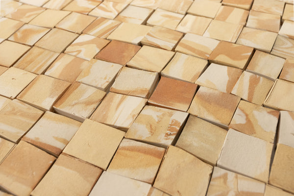 Tan Terracotta Mosaic Tiles Vitrified BBG345 – VEELVLAK-Frēodōm