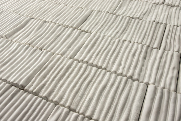 Whites Folded Pipes 3D Tiles DFHCOO_WS_20D – VEELVLAK-Frēodōm