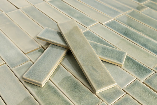 Pale Green Rectangular Tiles - ELJAHF-EX – VEELVLAK-Frēodōm