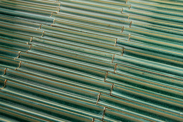 Fluted Green Tiles LPGRDD – VEELVLAK-Frēodōm
