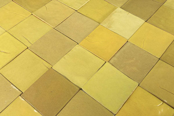 Blend of Yellow Square Tiles 9AS99P 6C – VEELVLAK-Frēodōm
