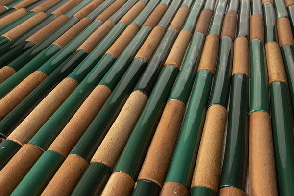 Fluted Blend of Green & Terracotta Tiles 2NTPYX 1D – VEELVLAK-Frēodōm