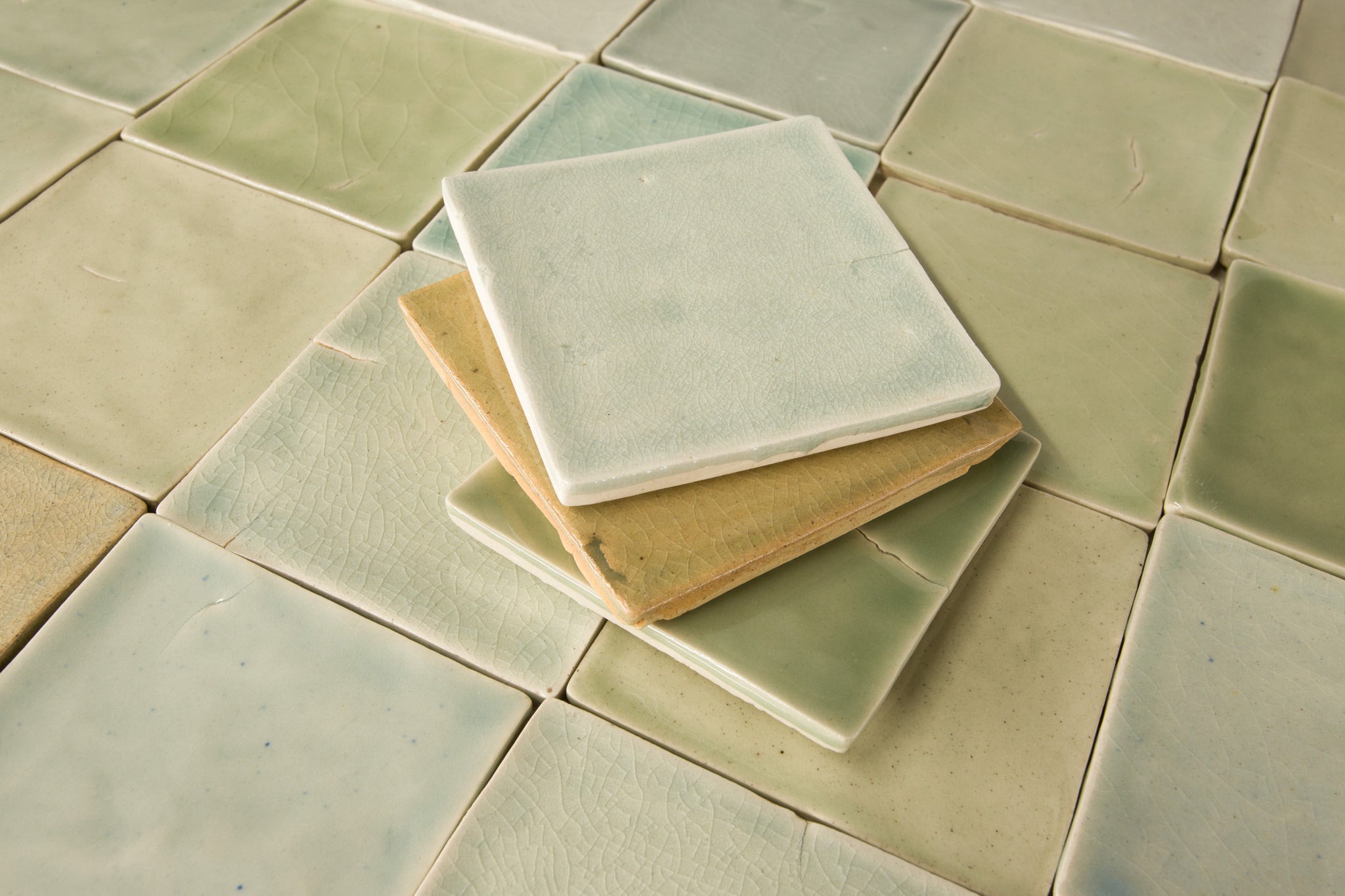 Square Tile Light Green Glaze WXZ7TC 10A – VEELVLAK-Frēodōm